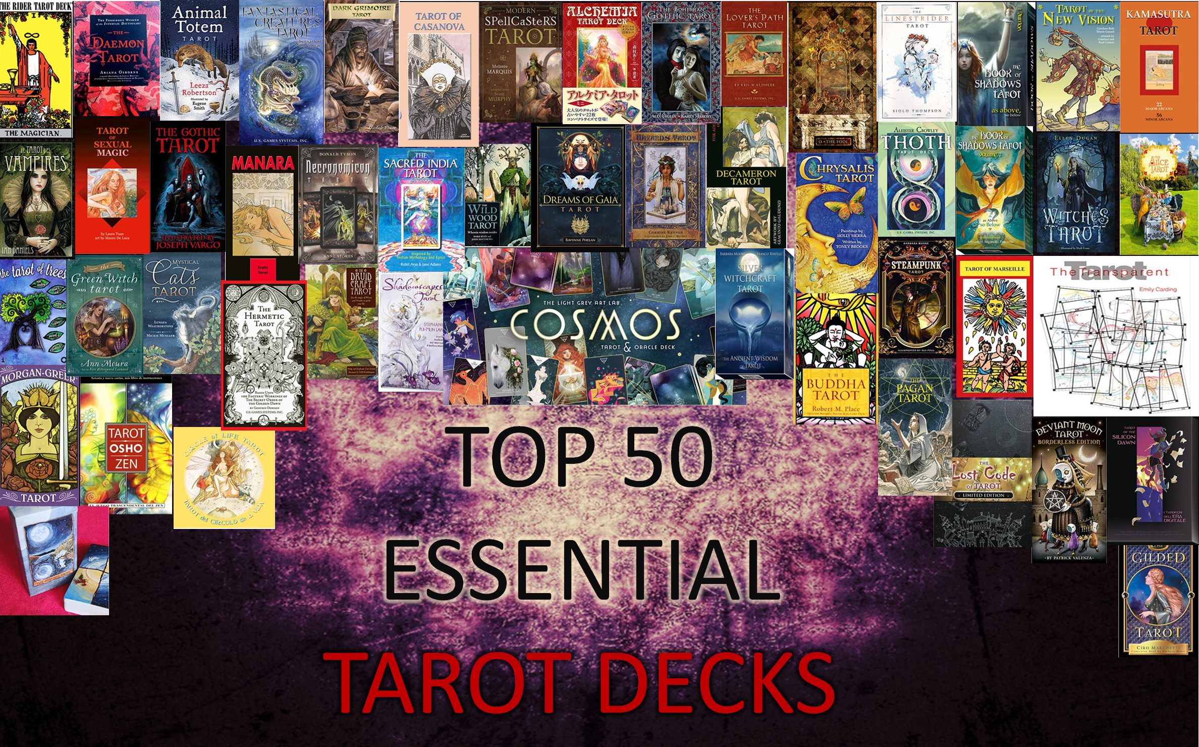 Most 50 Best Beautiful Tarot Decks All The Time You Should Own