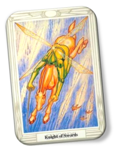 Knight of Swords Thoth Tarot Card Meanings - Aleister CrowleyTarotX