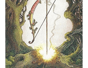 Eight of Bows Wildwood Tarot Card Meanings - Hearthfire TarotX